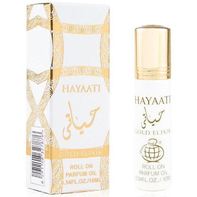Fragrance World Hayaati Gold Elixir Perfumed Oil For Women 10ml ...